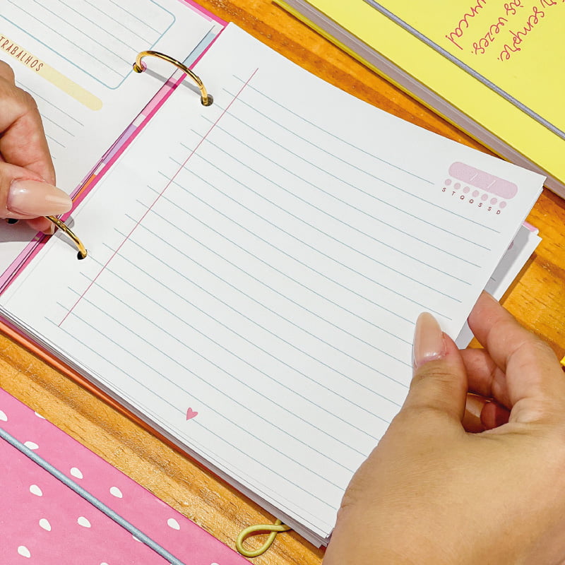 Mini caderno argolado | Personalizado - My Lovely Paper